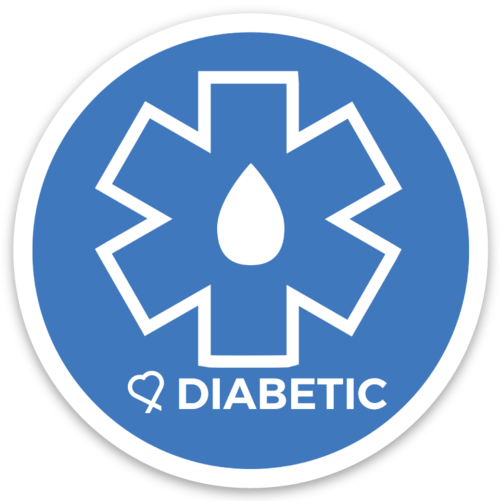Diabetic Sticker – Show Your Teal