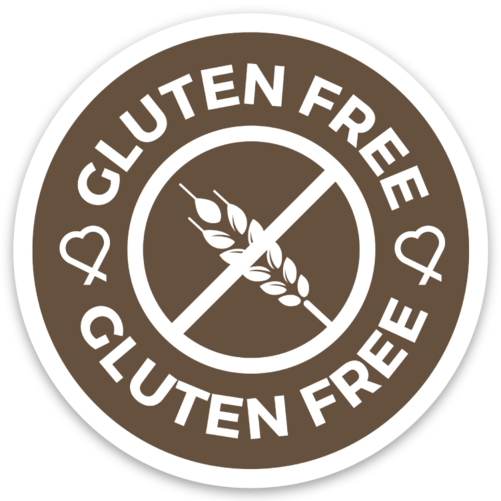 Gluten-Free Sticker – Show Your Teal